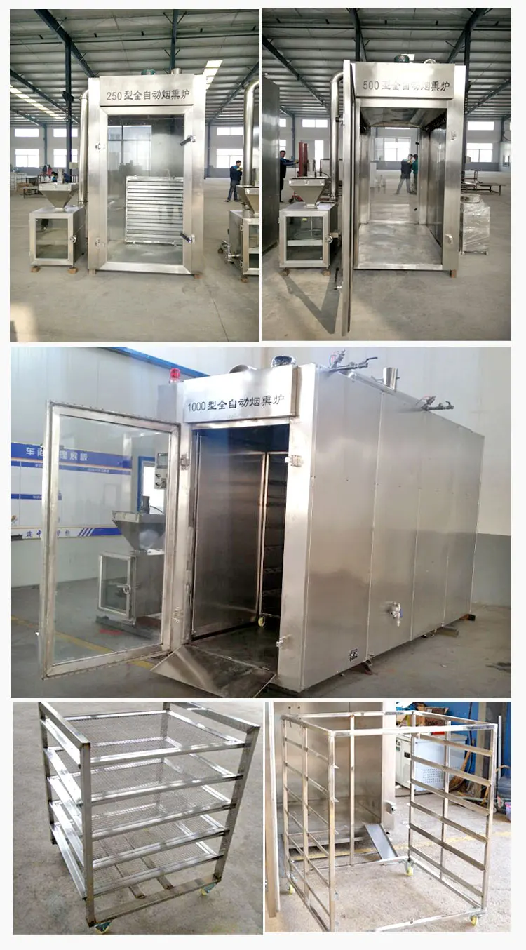 Stainless Steel Cold Smoked Salmon Machine Hot Pork Bacon Smoke Machine ...