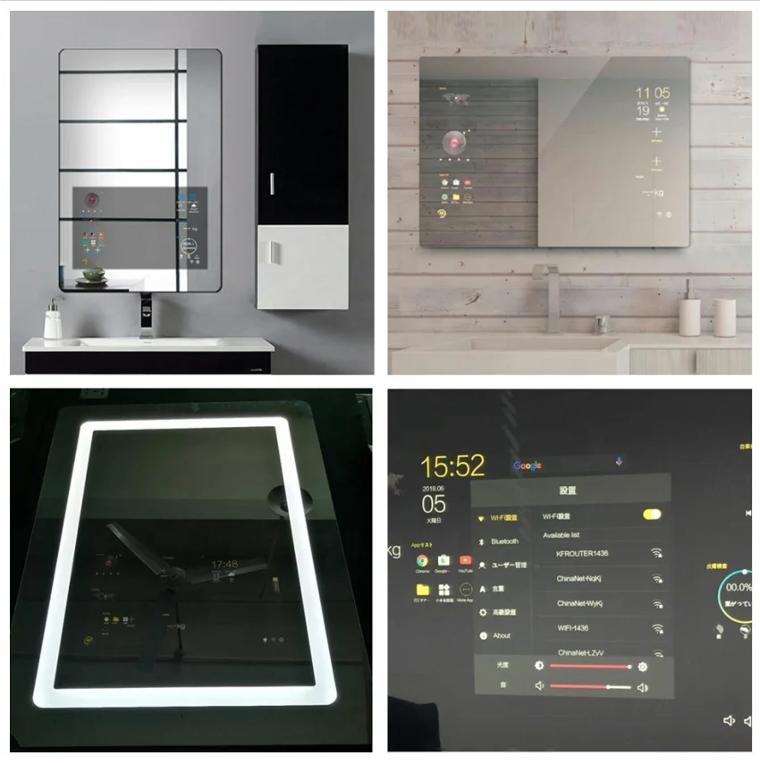 Waterproof Intelligent Mirror Life Housekeeper News And Entertainment ...