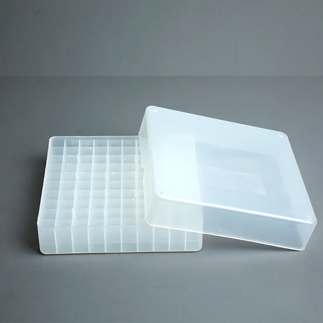 Microcentrifuge Tube Cryogenic Storage Box Used In Lab 100 Well ...