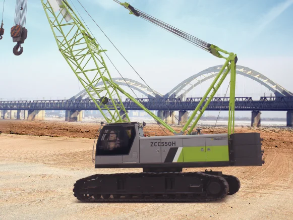 Diesel Engine 55 Ton Crawler Crane Zcc550h With High Quality - Buy ...