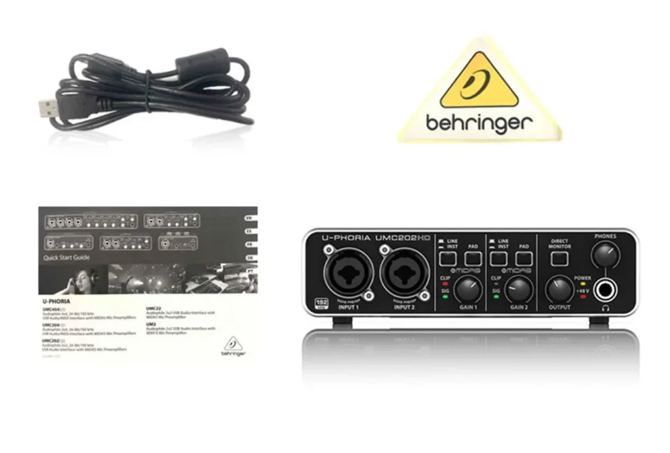 Behringers UMC202HD - Audiophile 2x2 USB Audio Interface