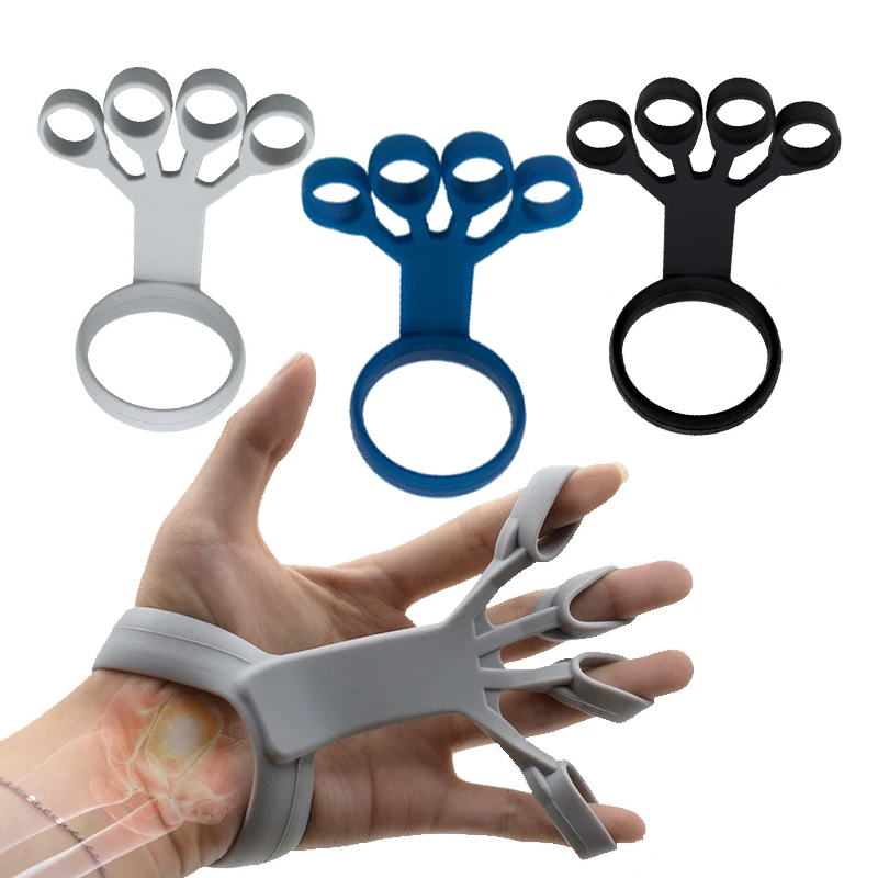 Qishuang Silicone Finger Device Hand Strengthener Hand Trainer ...