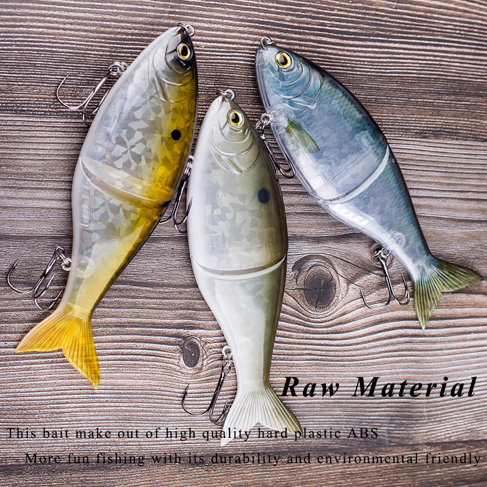 Lure 17.8cm 82g Plastic Submerged Two-section Bionic Fish Bait Glide ...