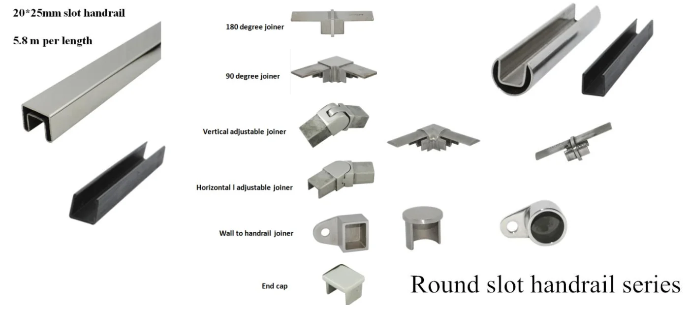 Glass Stair Railing With Stainless Steel Top Rail - Buy Stainless Steel ...