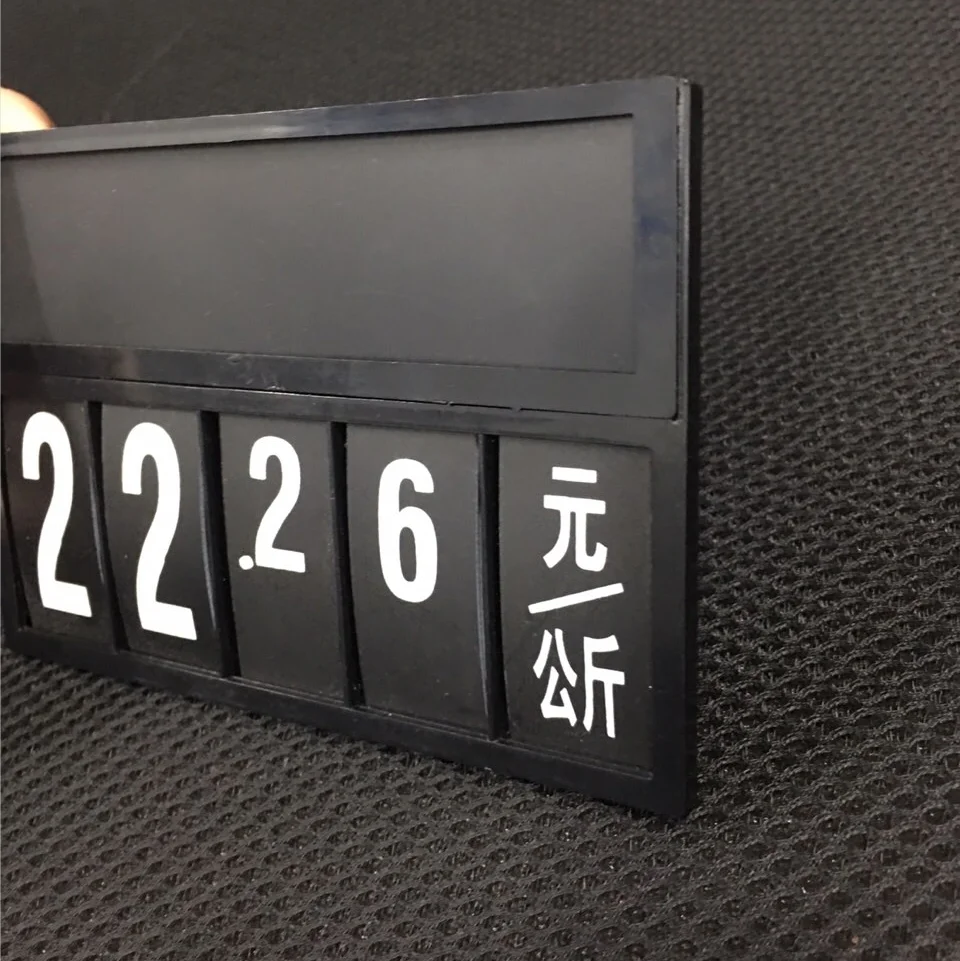 Meethope Price Sign Board - Eco-Friendly PVC Label Holder