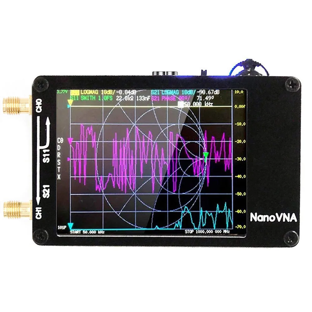 Nanovna-h SJ-001 Handheld Antenna Analyzer - MF HF VHF UHF