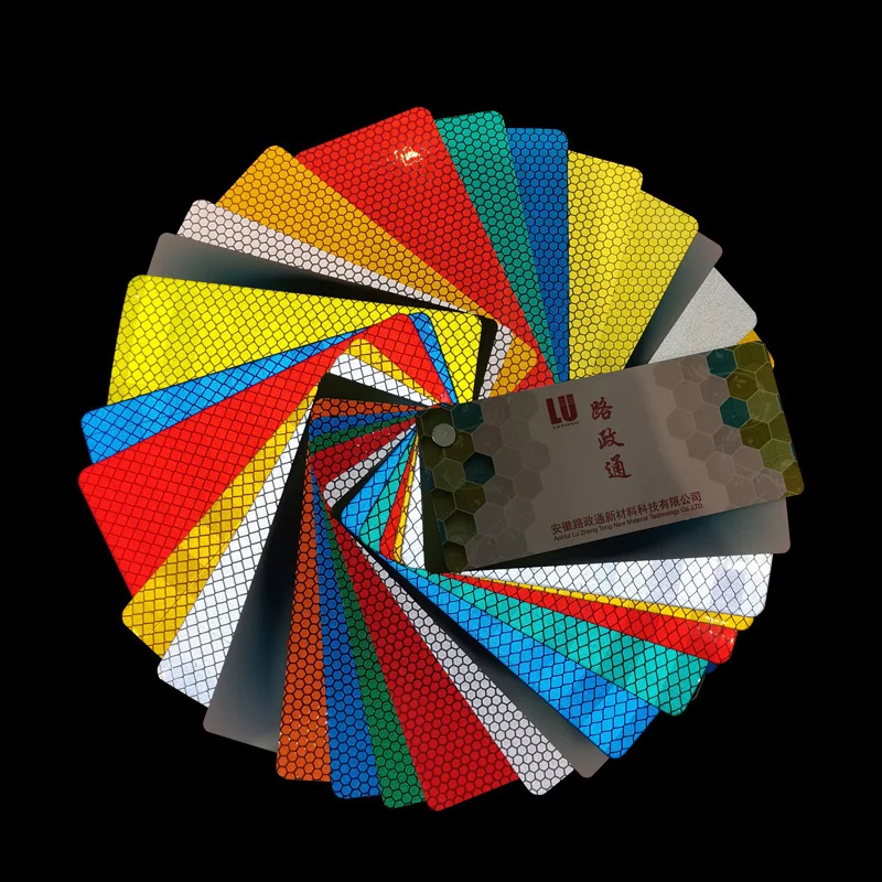 Free Sample Durable Self Adhesive Pet Micro Prism Reflecting Tape ...