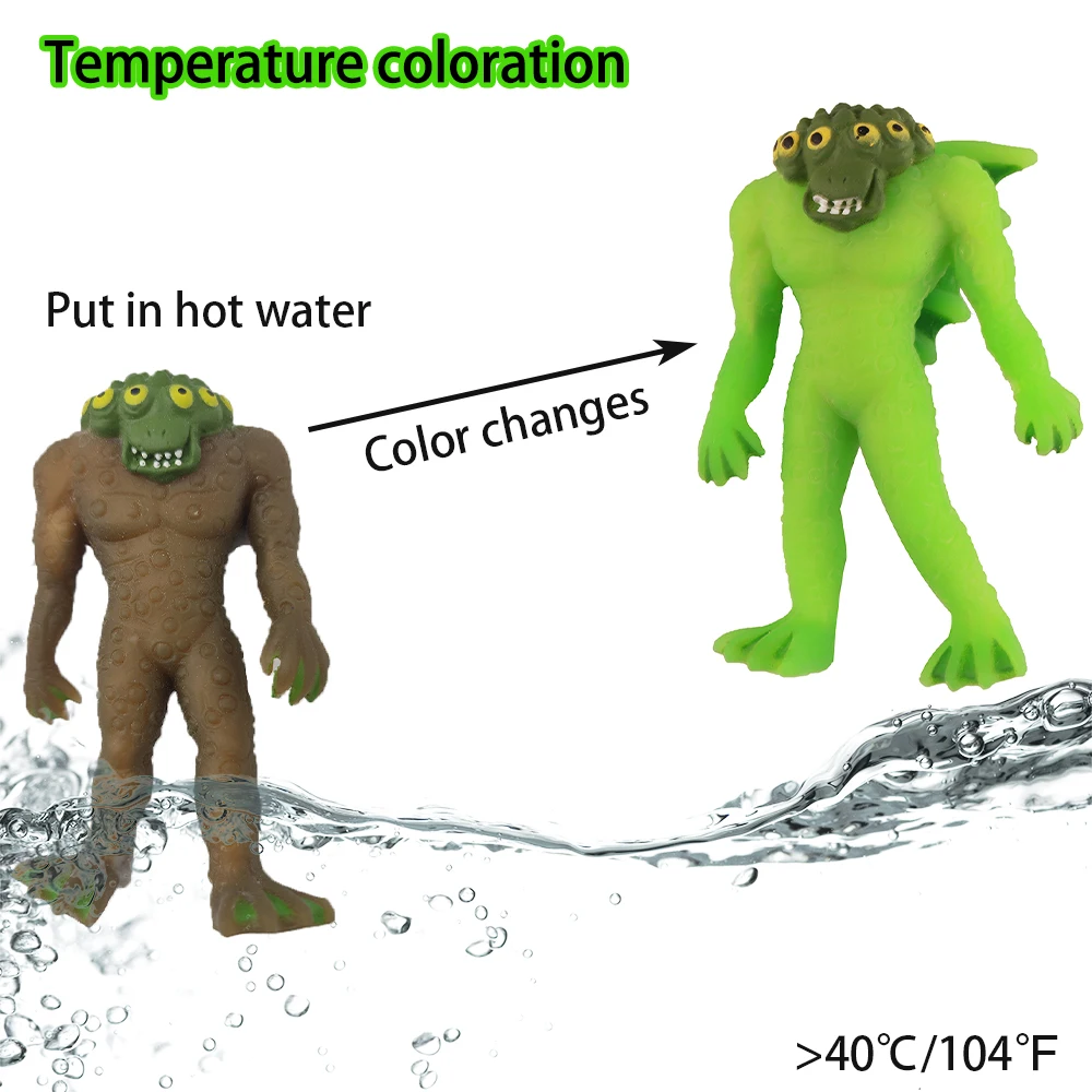 Squishy Alien Monster TPR Squeeze Fidget Toys for Stress Relief