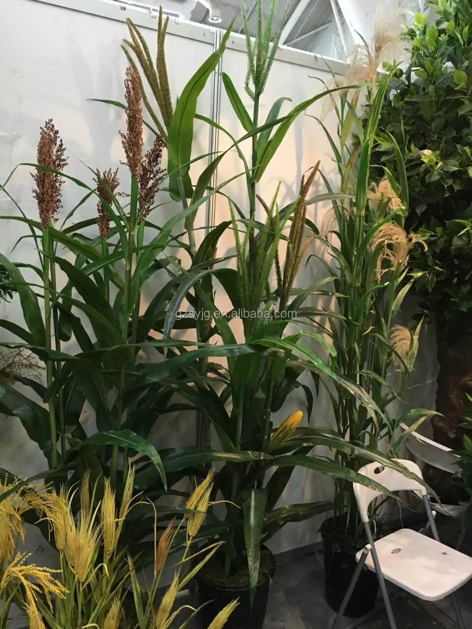 Fake Corn Plants - Lifelike Artificial Decorative Crops