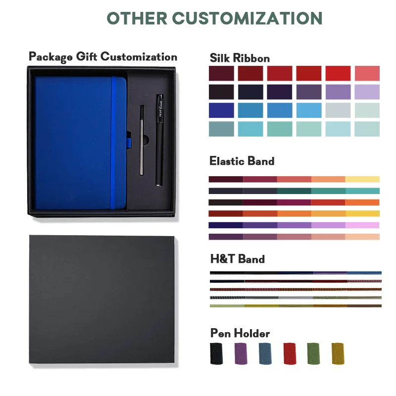 Personalized Logo Notebooks - Custom Printing & Linen Hardcover