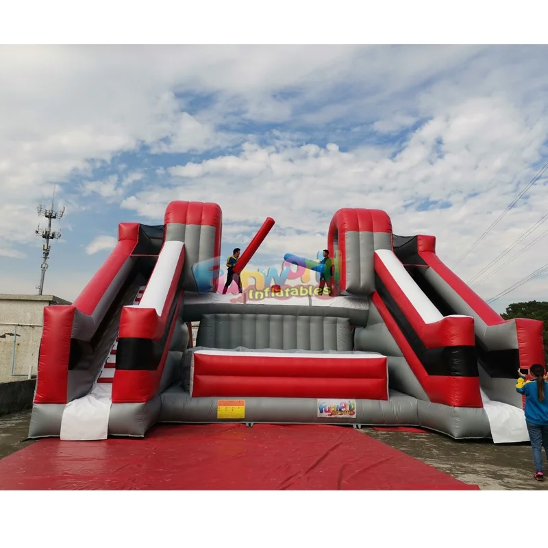 Human Foosball Table - Soapy Football Field by Funworld