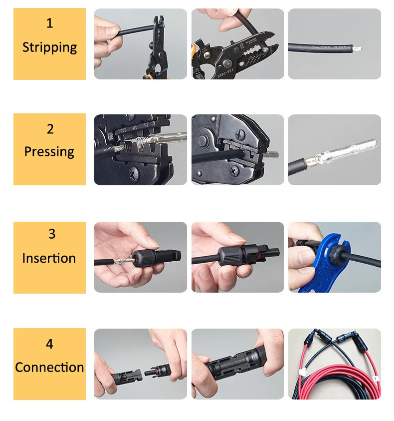 Ip68 Waterproof 1500v Junction Box Y-type 1kv 1.5kv 10awg 12awg 14awg ...