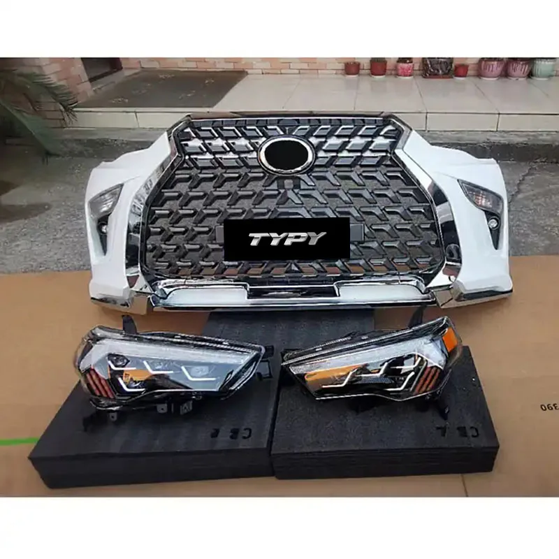 Car Modified Front Bumper Rear Bumper Body Kits For Toyota Fortuner ...