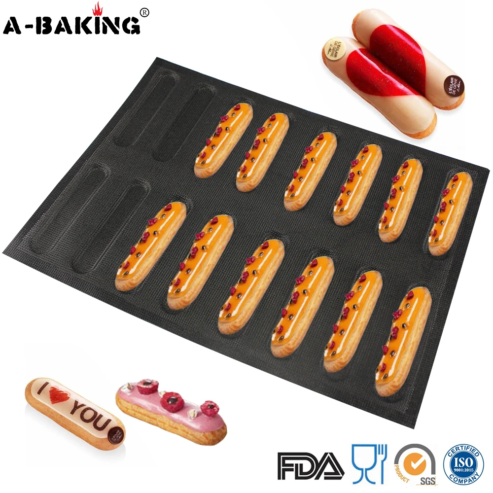 Eclair Molds - Durable Silicone Baking Tools for Pastries