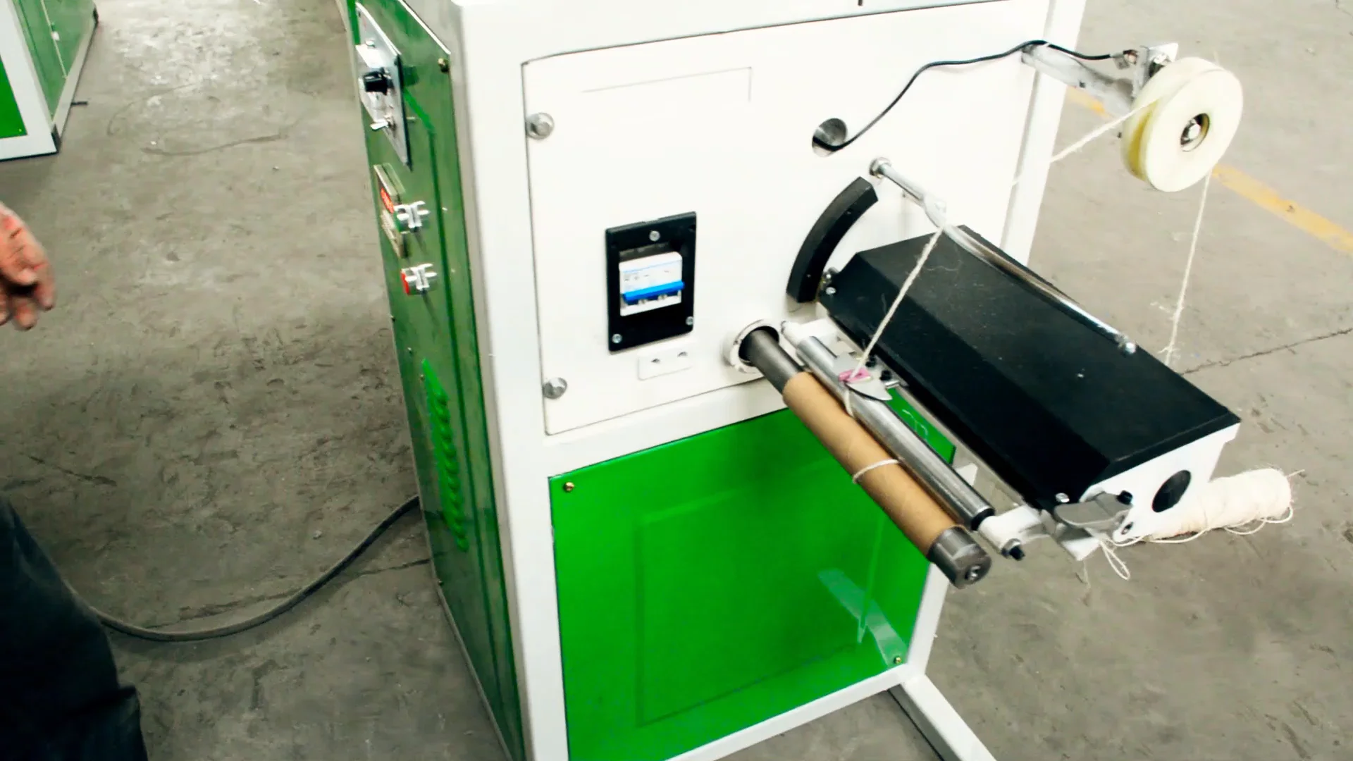 Automatic Yarn Thread Winding Machine Rope Spool Rewinding Machine ...