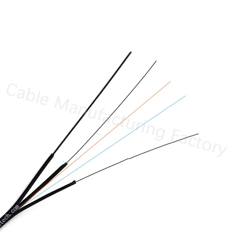 Supply outdoor FTTH drop cable 2 core fiber optic drop cable with self ...