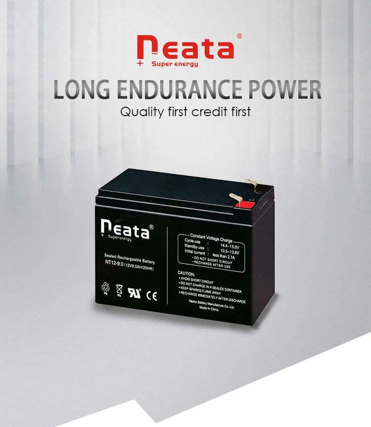 Small 12 Volt Rechargeable 12v 9ah 20hr Lead Acid Battery For Reserve ...