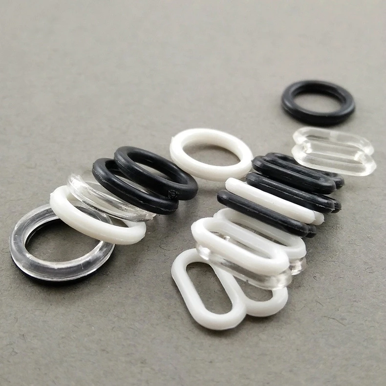 Underwear Accessories Nylon Plastic 8mm O Bra Ring And Slider - Buy Bra ...