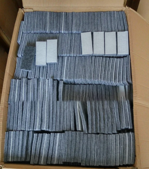 Industry Use White Layered Tension Pad 10mm Thick Polyester Felt Pad ...