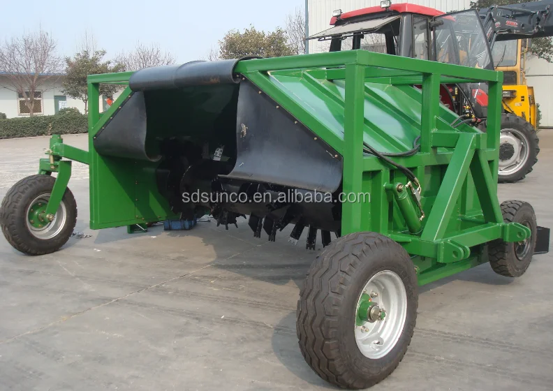 tractor towed compost turner Organic Waste Compost Mixer Machine