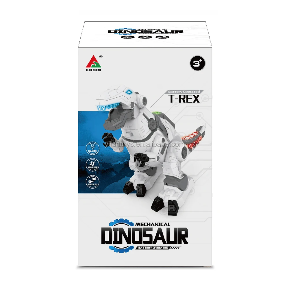 Rc Electric Mechanical Tyrannosaurus Rex Bo Animal Toy Walking T-rex ...