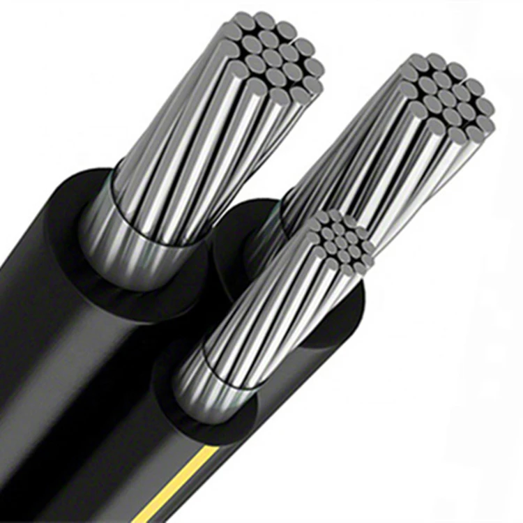 Aluminum XLPE Insulated Overhead Line NFA2X-T NFA2X ABC Cable 4X16 4X25 ...