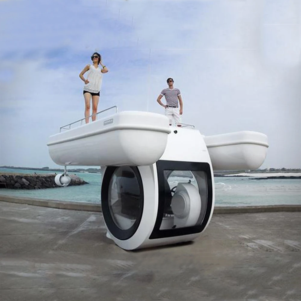 Luxury Electric Catamaran with Submarine Capsule
