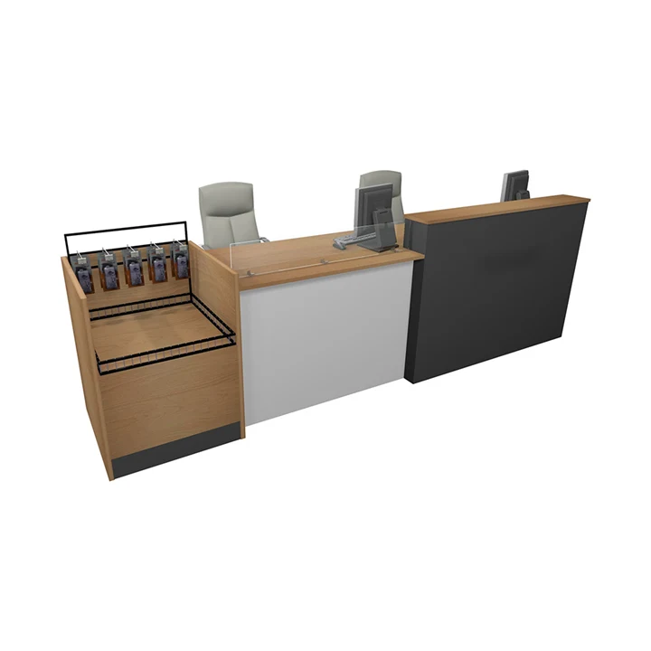 Custom Computer Shop Counter Design - Modern & Functional