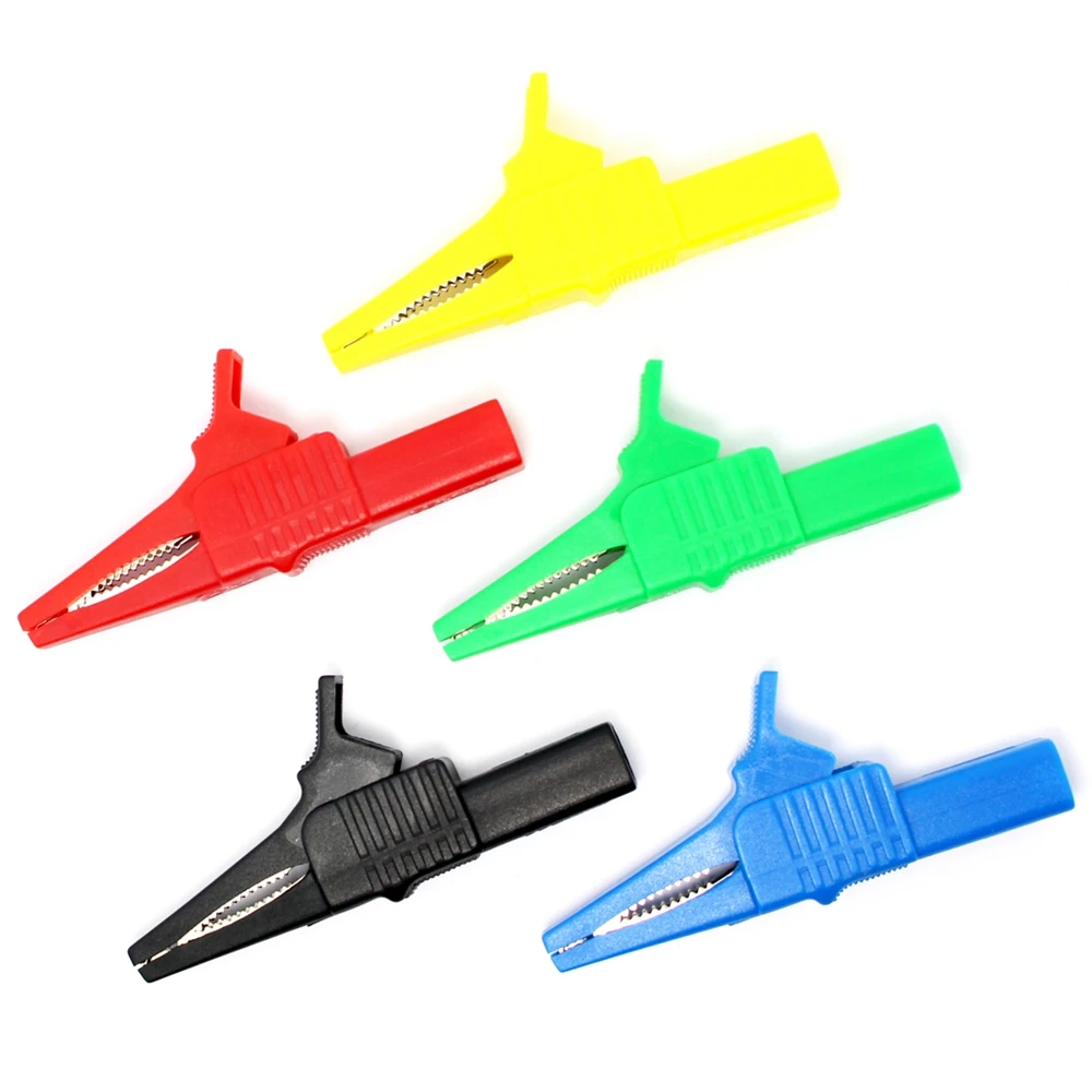 High Current Copper Insulated Safety Type Crocodile Clip