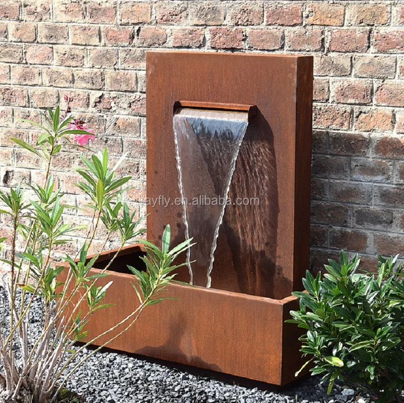 Outdoor Cortenstahl Wasserfall/corten Steel Waterfall - Buy Cortenstahl ...
