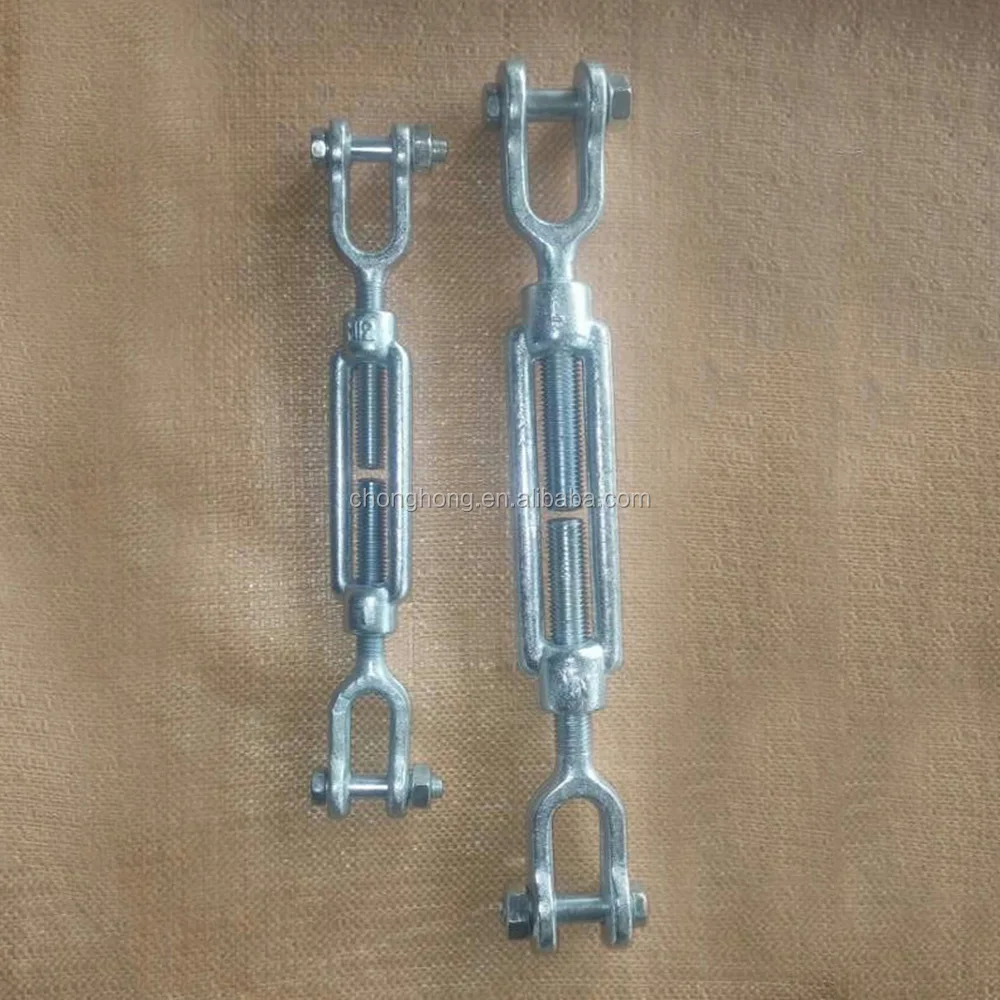 Wire Rope Turnbuckle - DIN1480, Galvanized, Drop Forged