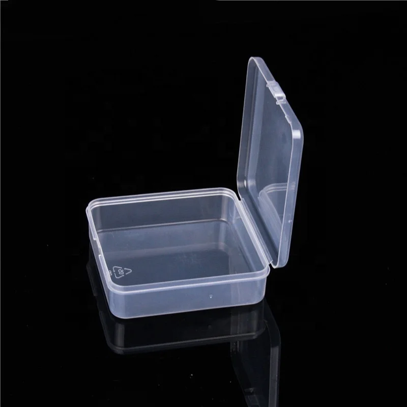 Impact Resistant Personalized Plastic Storage Box - 10.5x10.5x3cm