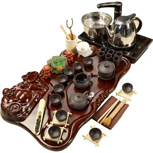 Chinese Famous Wooden Tea Tray - Kungfu Tea Set Accessories