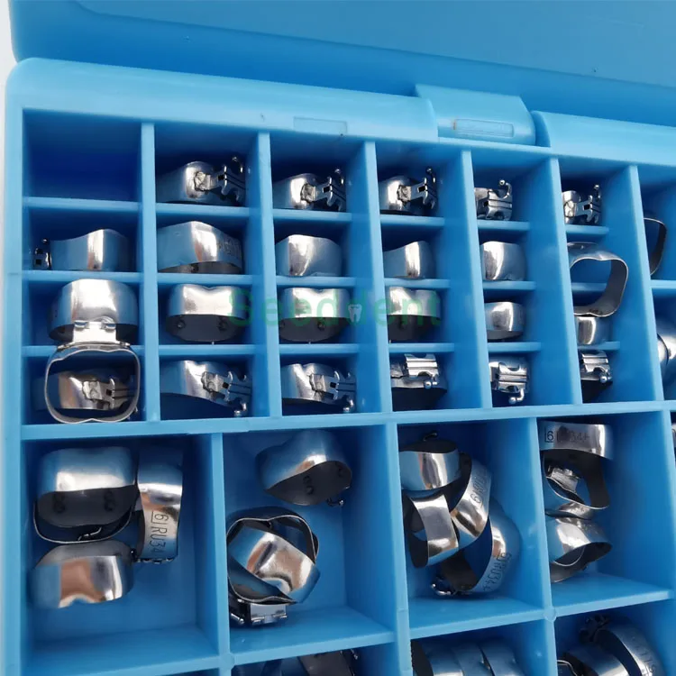 Dental Orthodontic Stainless Steel Sand Blasted Molar Band With Buccal ...