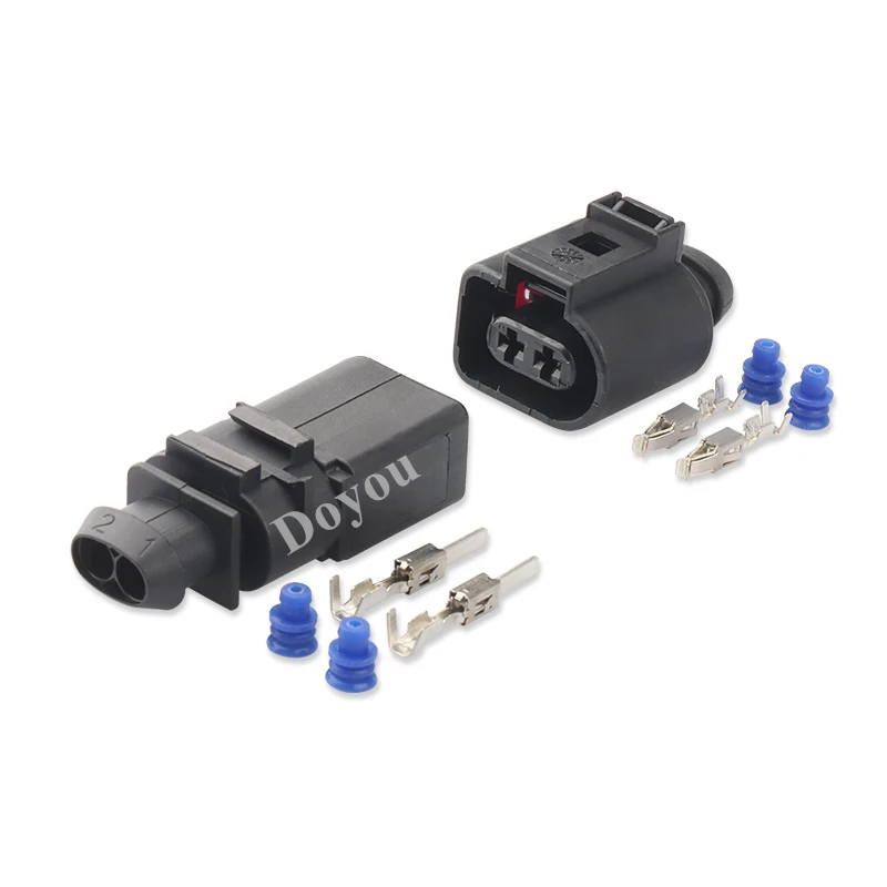 2 Way Handbrake Motor Connector Plug Wiring Harness Cable Socket For A4 ...