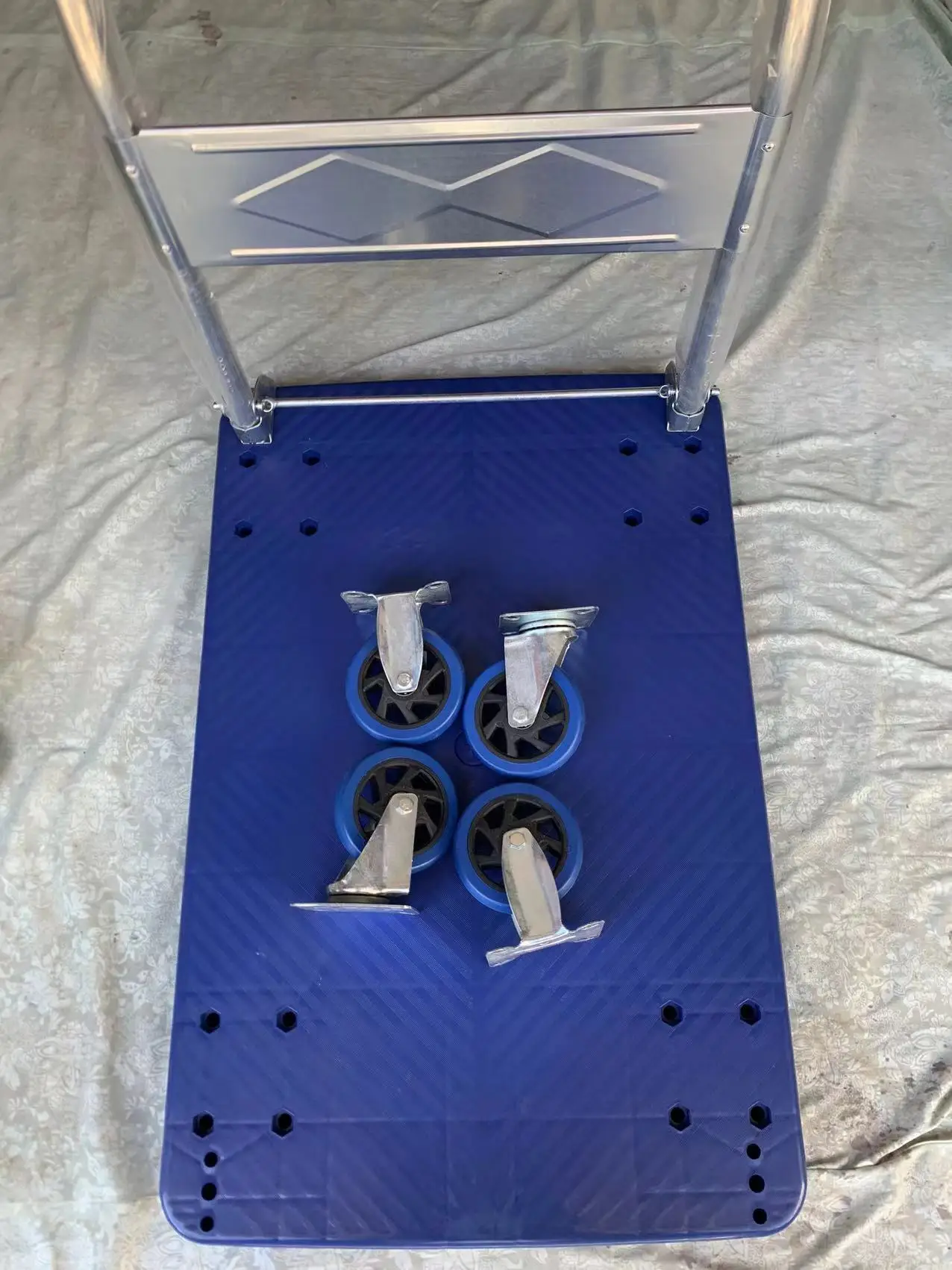 Light Noise Hand Truck Industrial Trolleys Cart Factory High Quality 4 ...