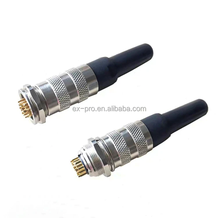 Metal circular screw locking connector Binder C091J09 Amphenol AISG ...