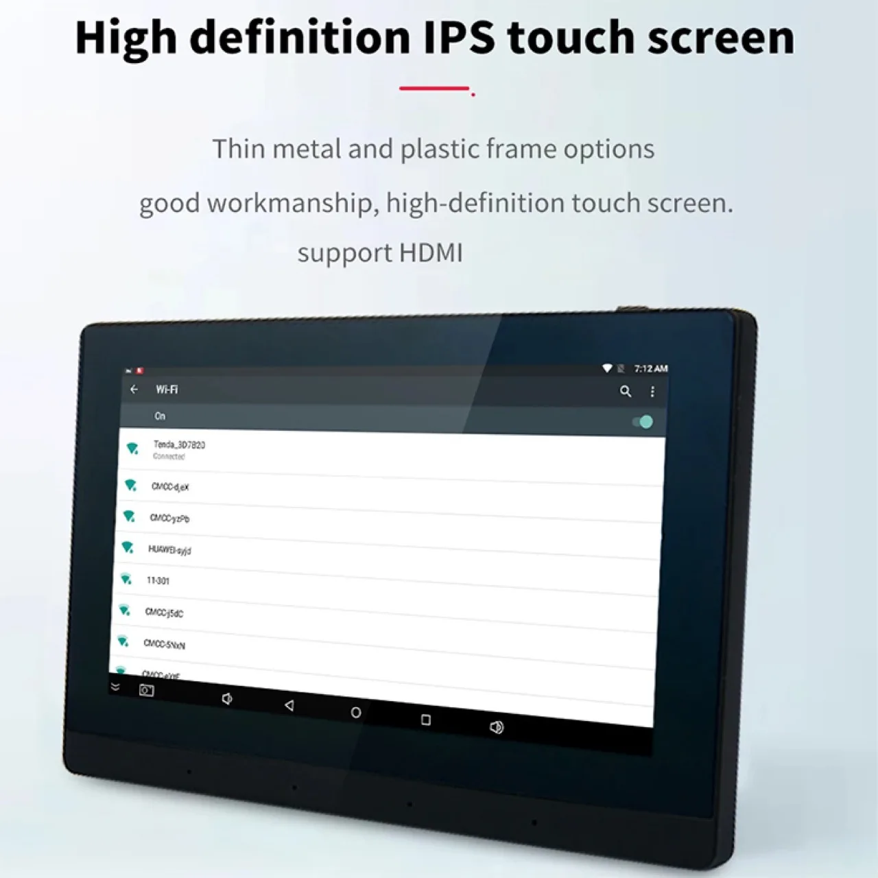 7-Inch Full Screen Bar Design Plastic Music Host OLED Android 11 Smart ...