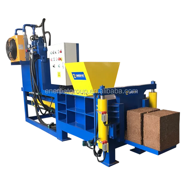 Hydraulic Briquetting Baler Machine / Wood Pallet Block Making Machine ...