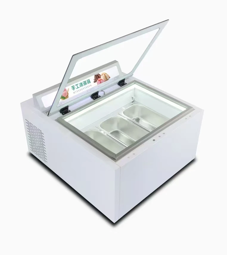Ice Cream Display Counter Top Ice Cream Display Ice Cream Display ...