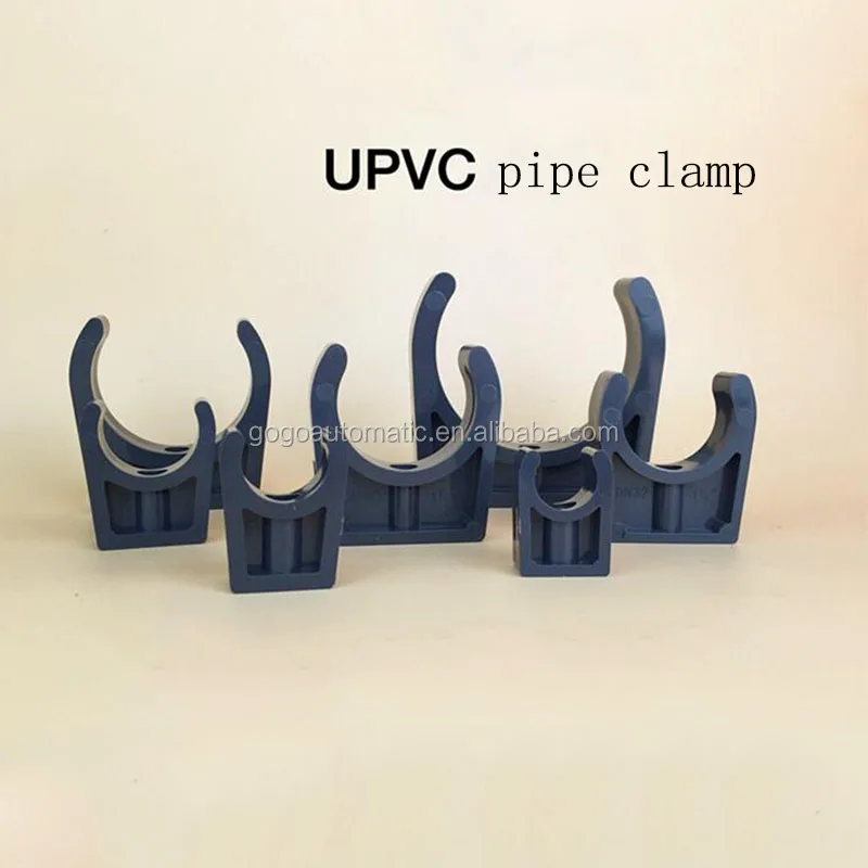 Upvc Pipe Clamp U-shaped Pipe Clamp Pvc Pipe Holder Plastic Holder Dn15 ...