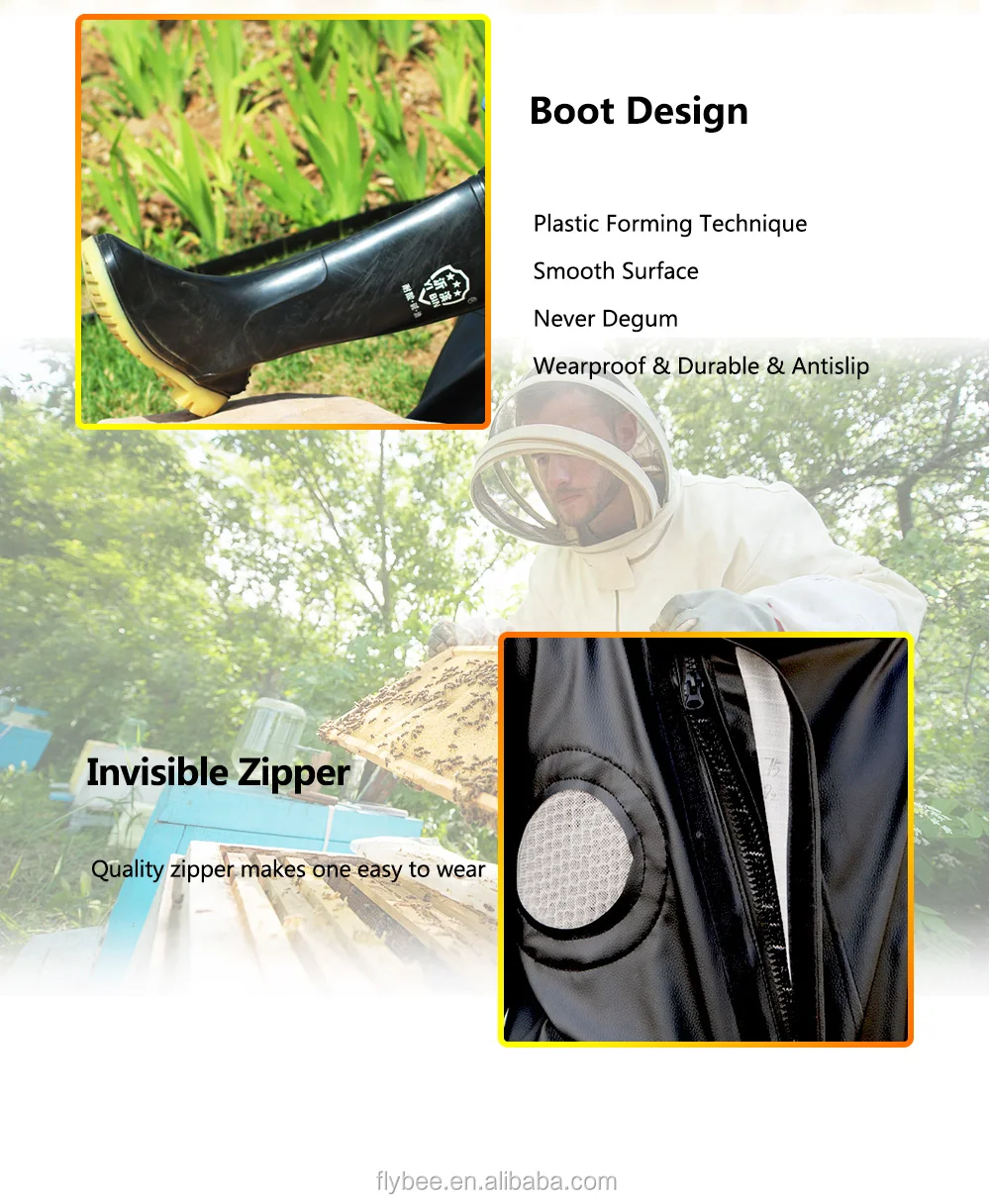 APIBUZZ Heavy Duty Wasp Sting Proof Suit - Professional Beekeeping ...