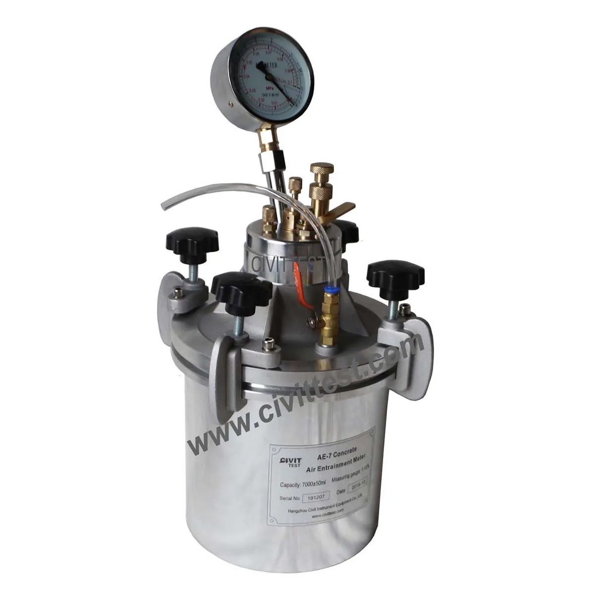 7l Fresh Concrete Air Content Air Entrainment Testing Machine - Buy Air ...
