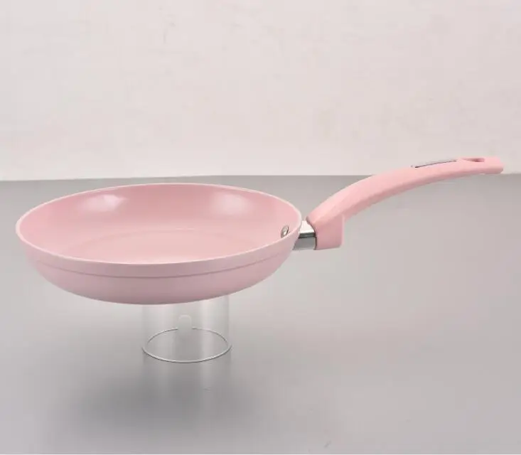 11pcs Pink Cooking Pots and Pans - Non Stick Set