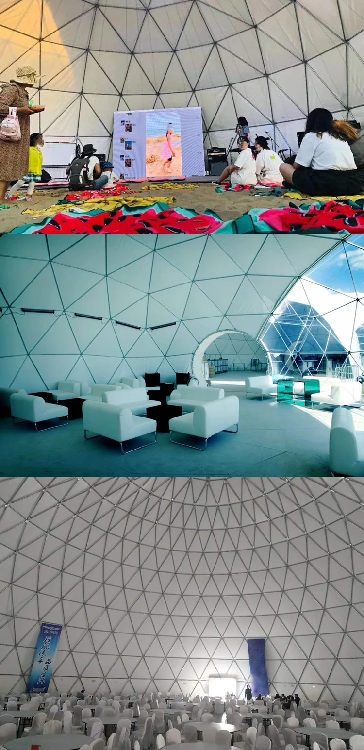 6 Meter Dome Tent - Ideal for Glamping and All Seasons