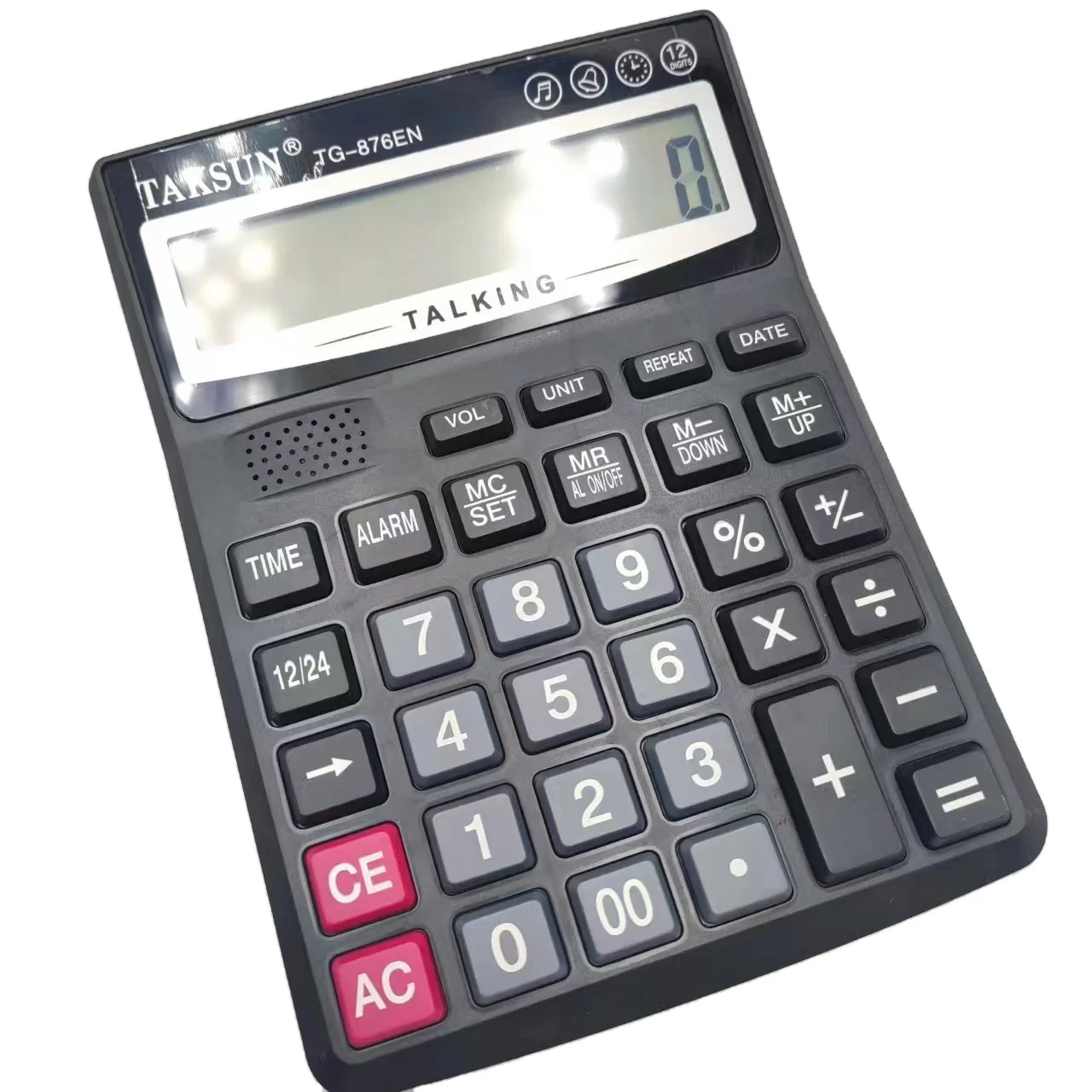 12-digit Talking Desktop Calculator Standard Function For Office - Buy ...