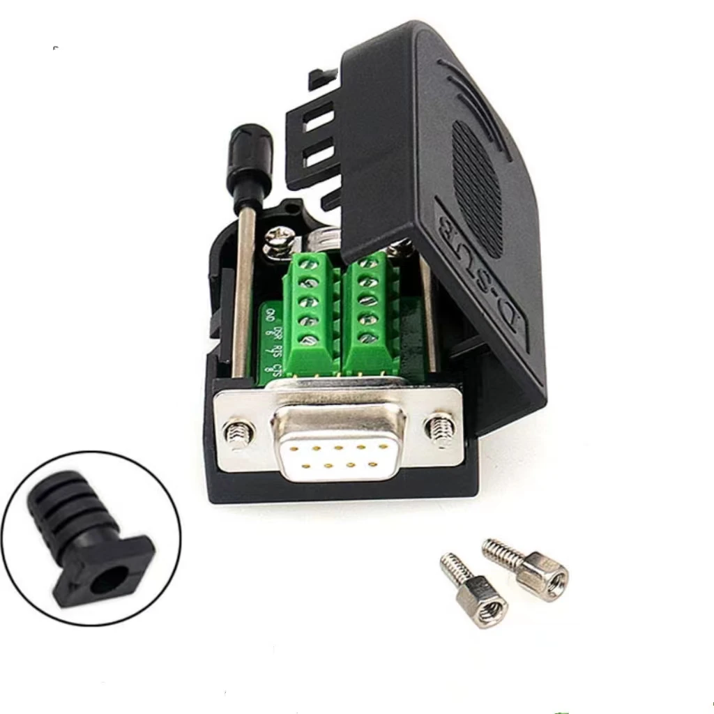 D-SUB 9-pin RS232 RS485 Adapter to Terminal Connector Signal Module ...