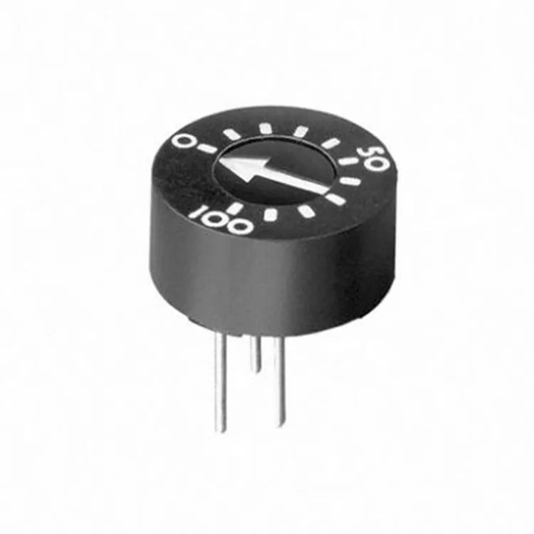 93PR10KLF Glass Glaze Circular Single-Circle Preset Potentiometer ...