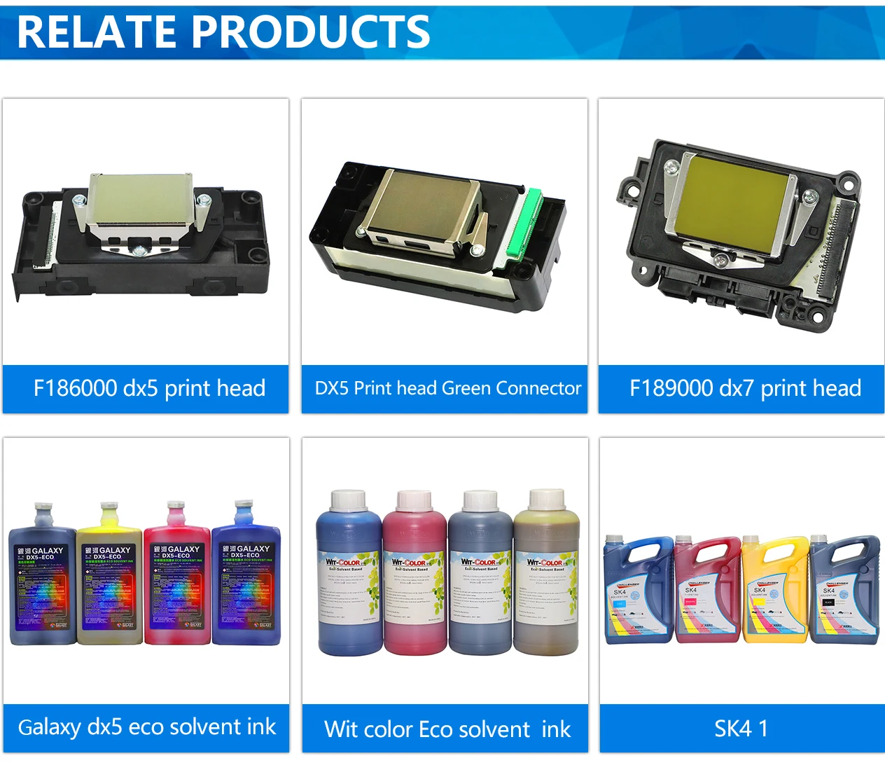 Wit- Color Eco Solvent Ink for ultra 9100 9200 9000 Dx4/ Dx5/ Dx7 ...