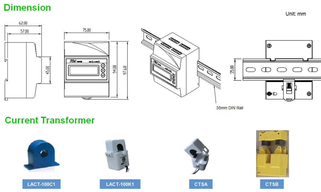 Pilot Iot Multifunction Energy Meter - 12 Channel Voltage RS485